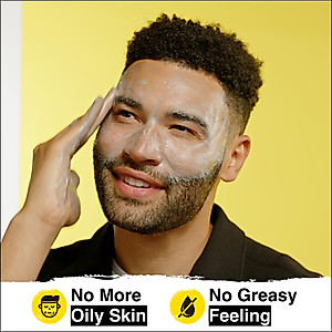 Lumin - Complete Set Men's skincare Routine includes: Charcoal Face Wash, Charcoal Scrub, Face Moisturizer, Wrinkle Serum, Recovery Oil & Dark Circle Defense Balm