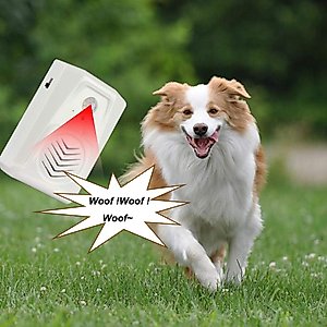 waytronic Replaceable Voice PIR Infrared Motion Sensor Activated Welcome Doorbell for Shop Store Christmas MP3 Audio Files to Play Speech，Sound Player Speaker with USB Cable(White)