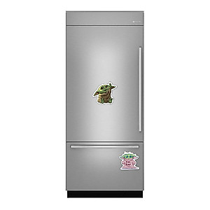 Baby Yoda Merchandise Stickers 50 PCS, The Mandalorian Star Wars Stickers, Qoosea Baby Yoda Decal for Water Bottles Refrigerator Laptop Book Kid Gift Luggage…