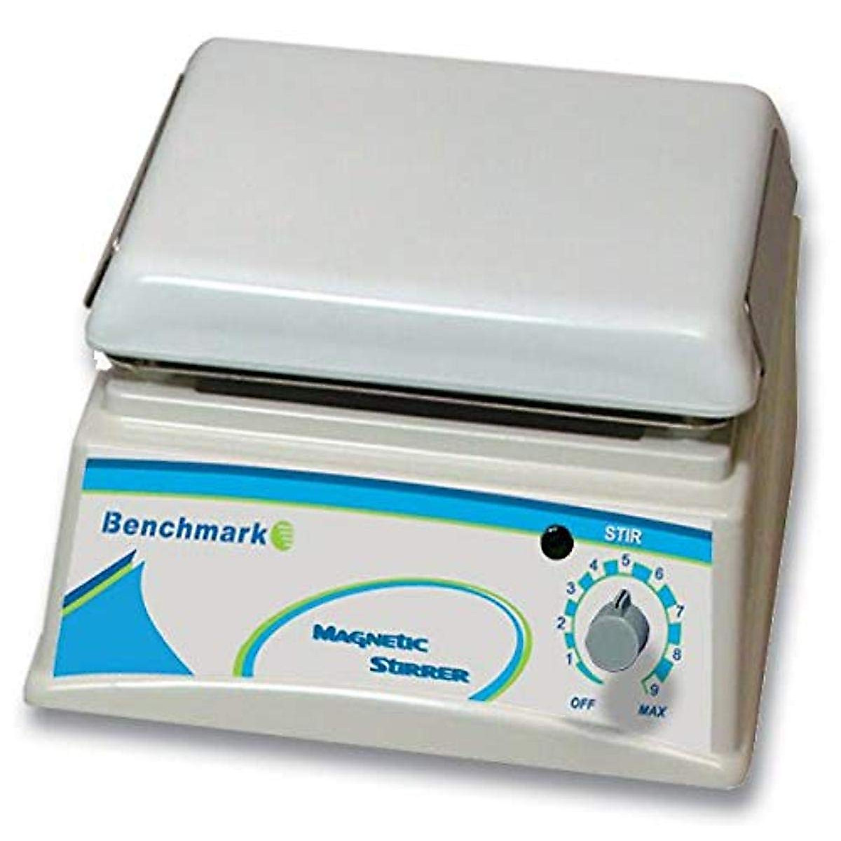 Benchmark Scientific H4000-S Magnetic Stirrer with Chemical Resistant Surface, 7.5" x 7.5" Size, 115V