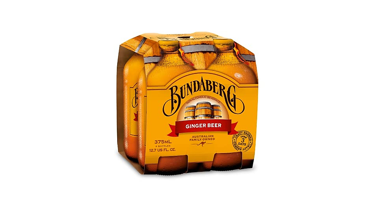 Bundaberg Ginger Beer 4 Pack - Refreshing Aussie Delight