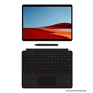 Microsoft Surface Pro X – 13" Touch-Screen – SQ1 - 16GB Memory - 256GB Solid State Drive – Wifi, 4G Lte – Matte Black, (Model: QFM-00001)