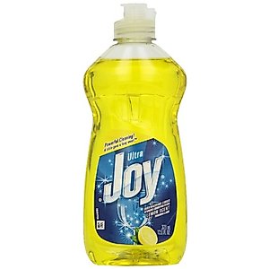 Joy Ultra Dishwashing Liquid Dish Soap, Lemon, 12.6 fl oz