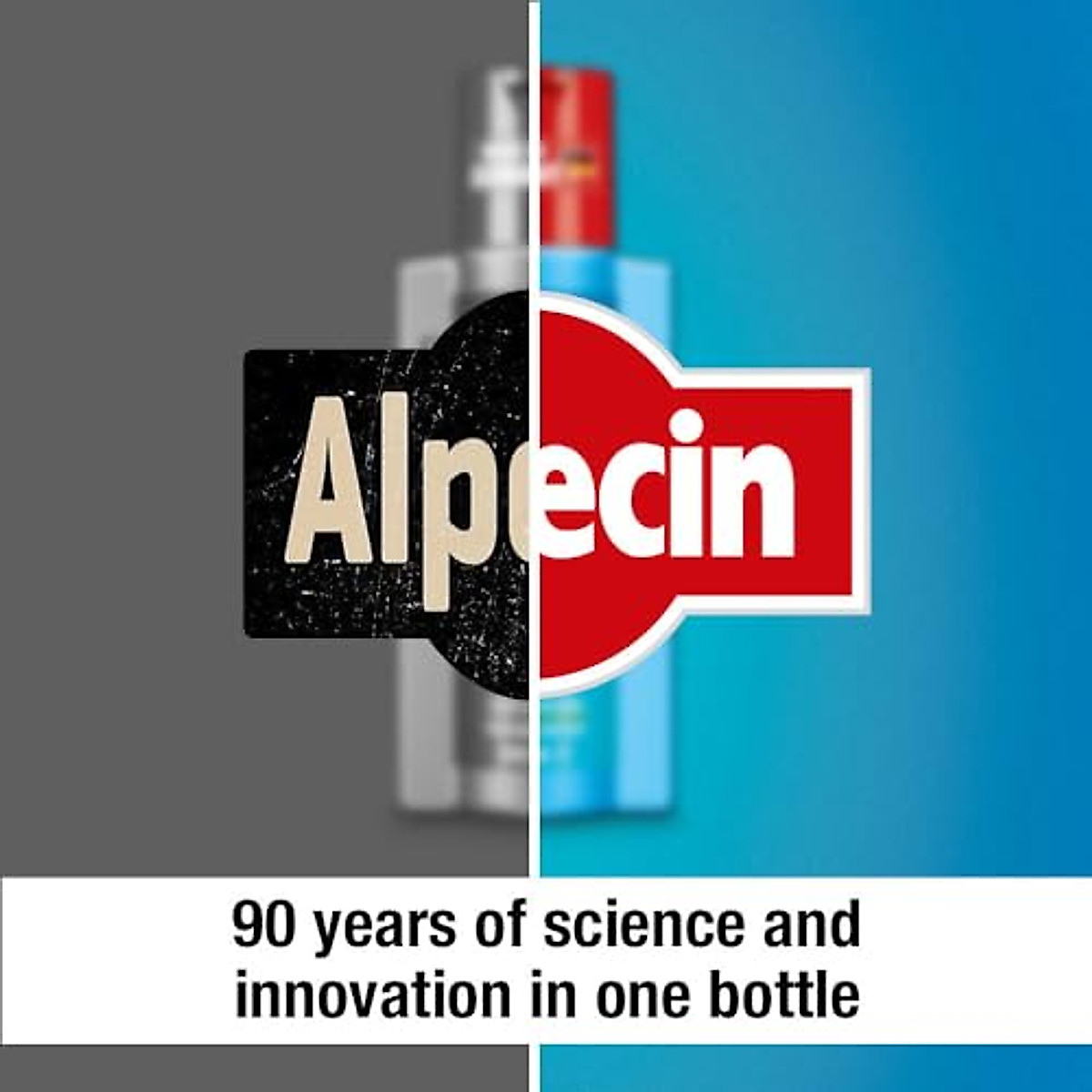 Alpecin Hybrid Caffeine Shampoo for Men with Dry, Itchy, Sensitive Scalps Moisturizes Thinning Hair Natural Hair Growth, 8.45 fl. oz.