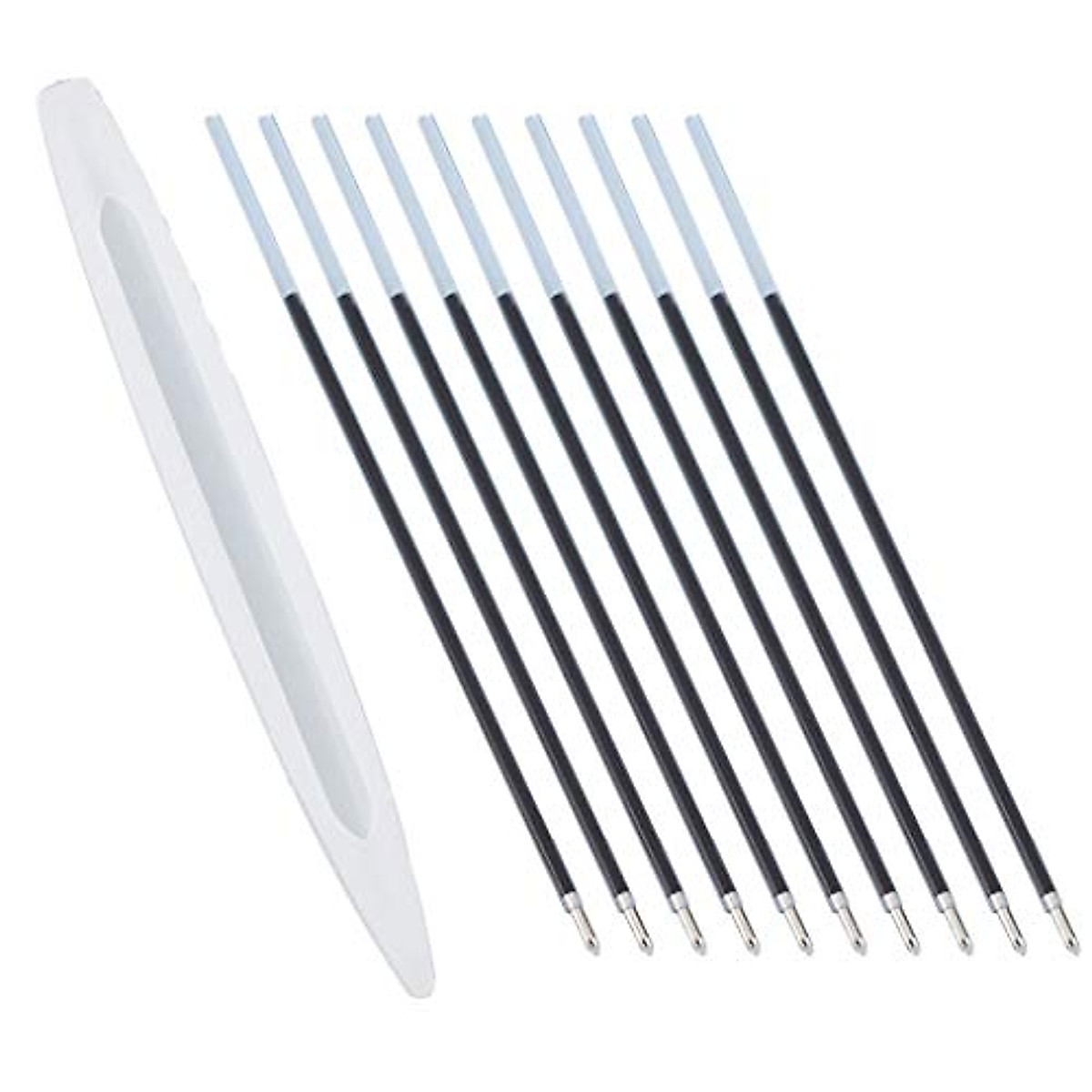 HELYZQ 5 Pcs DIY Crafts Crystal Epoxy Resin Mold Ballpoint Pen Casting Silicone Mould