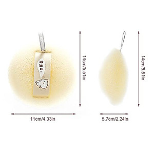 INGVY Dry Brushing Body Brush New Mesh Bath Ball Soft Shower Wash Sponge Exfoliating Loofah Body Scrubber Bathing Towel Skin Care Massager Brush for Men Women