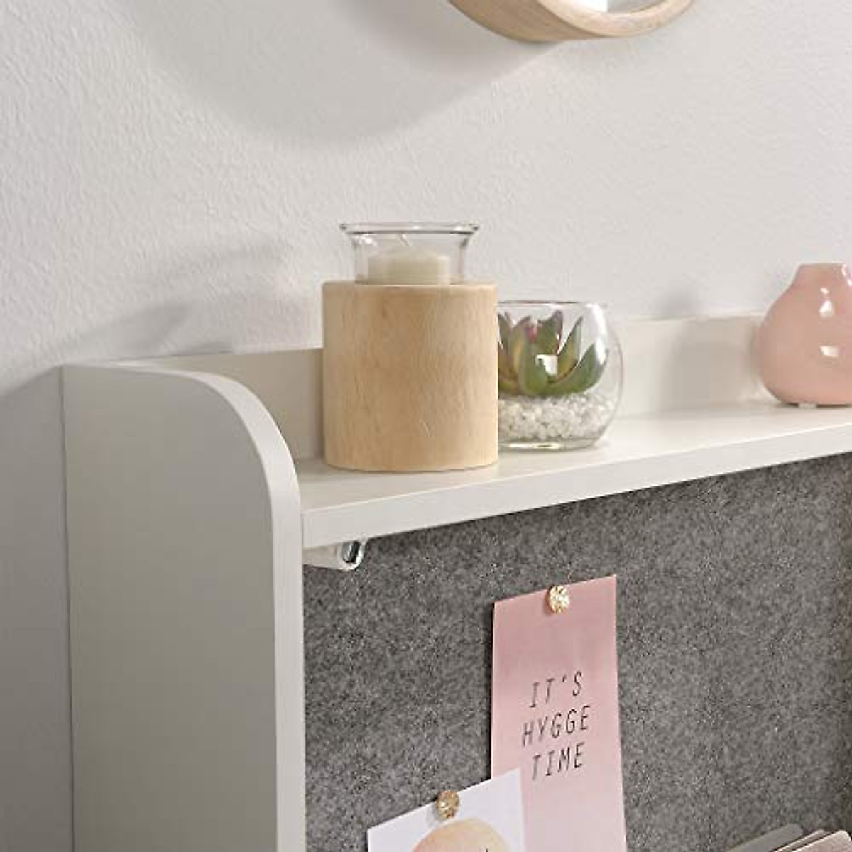 Sauder Anda Norr Wall Desk, White Finish