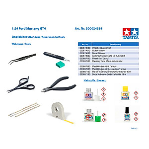 TAMIYA 24354 1/24 Ford Mustang GT4