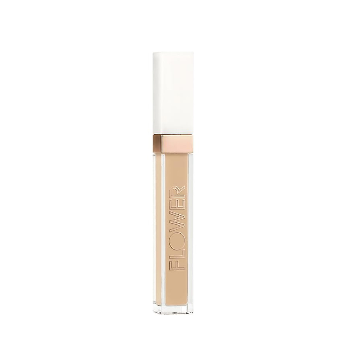 FLOWER Beauty By Drew Barrymore Light Illusion Full Coverage Concealer - Under Eye Concealer + Discoloration Concealer - Dark Circles - Conceals Blemishes + Fatigue - Seamless Blend (Ivory)