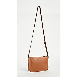 Madewell Women's The Simple Crossbody Bag, English Saddle, Tan, Brown, One Size