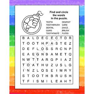 ZOCO - It's Tooth Time - Educational Coloring Books for Kids (25 Bulk Pack, Without Crayons) - Dentist Toys for Kids - Dental Office Supplies