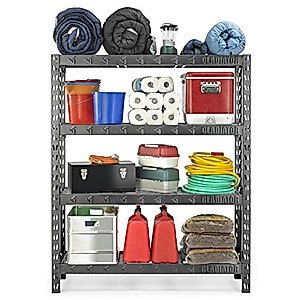 60" Wide Heavy Duty Rack with Four 18" Deep Shelves