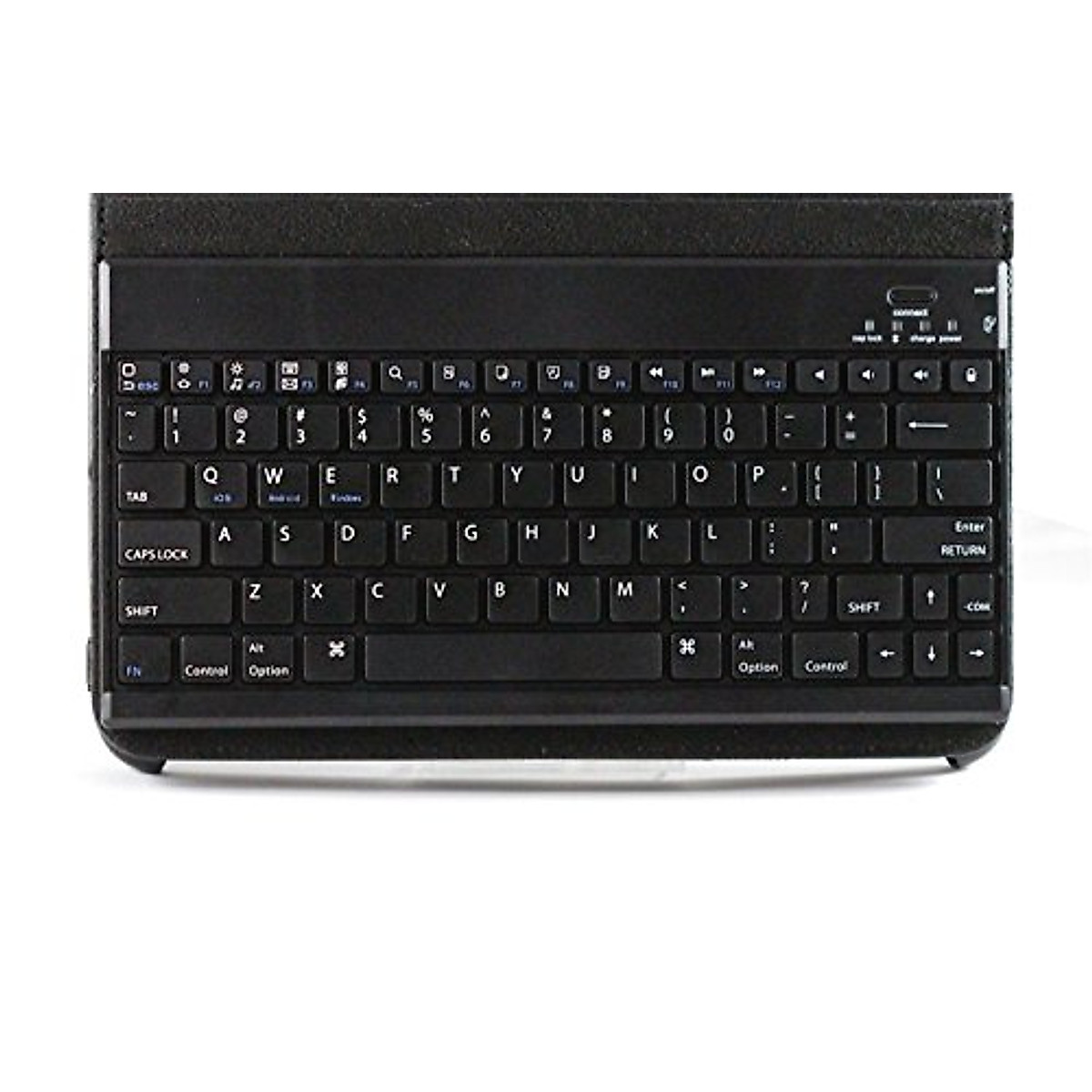 Navitech 7" Faux Leather Micro USB Keyboard Case / Cover including Built In stand & Stylus Pen Compatible With The RCA 7 Voyager