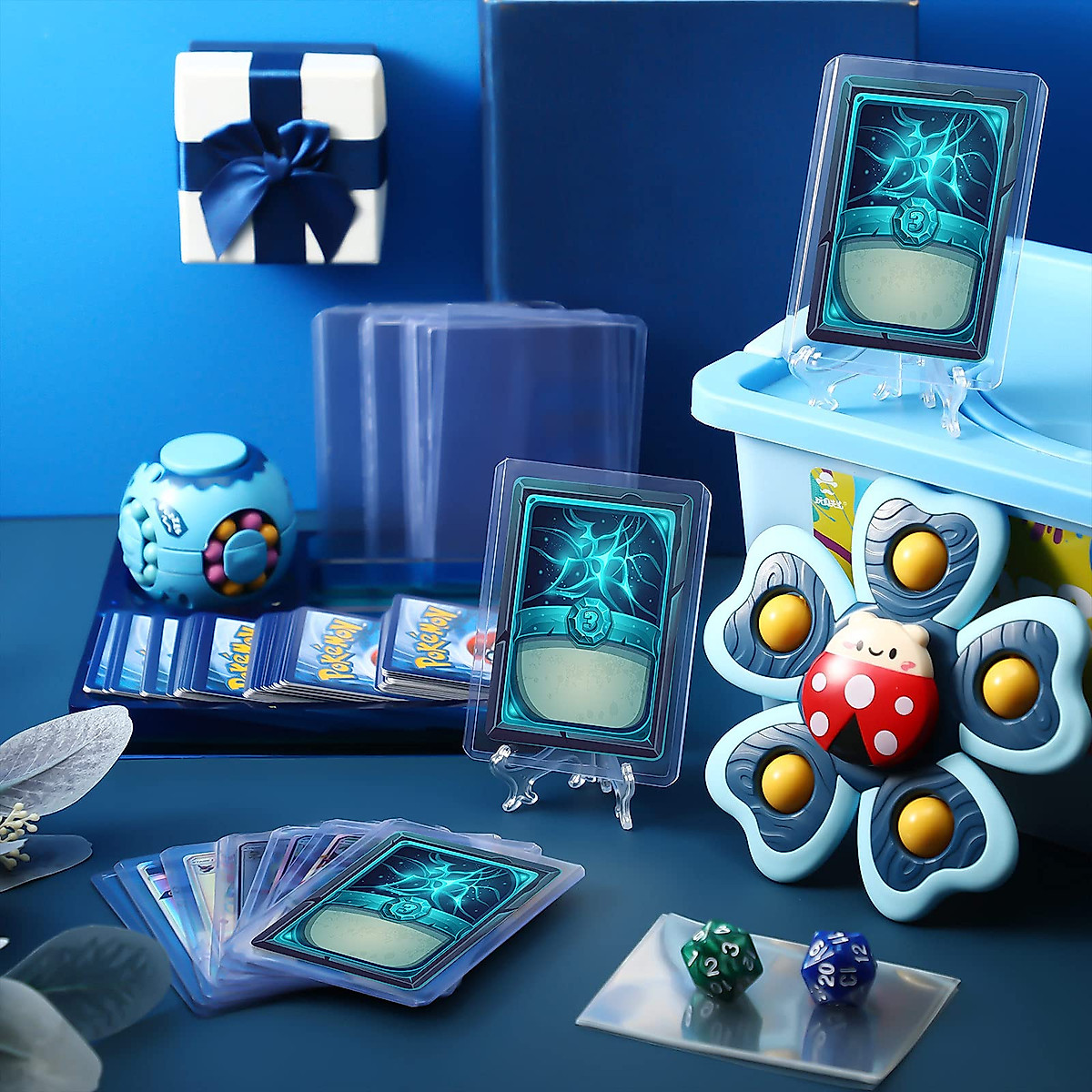 Hard Plastic Card Sleeves Loader Trading Card Protector Card Case Holder Clear Protective Sleeves Holder for Baseball Card, Sports Cards, Trading Card, Game Card 3 x 4 Inch (100 Pieces)