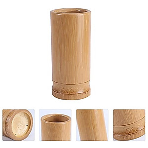 Zerodeko 3 pcs Kitchen Chopsticks Storage Holder Simple Kitchen Cutlery Bamboo Bucket