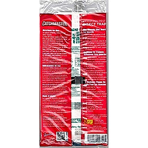 Mouse Glue Trap by Catchmaster - 3 Pack 4 Count (12 Traps Total) Pre-Baited, Ready to Use Indoors. Rodent Spider Insect Wood Sticky Adhesive Narrow Disposable Non-Toxic - Made in The USA