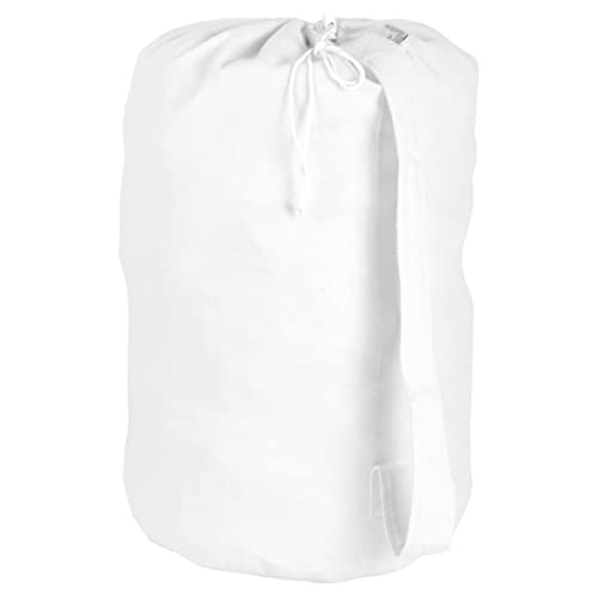 Accent Home Cotton Canvas Laundry Bags With Drawstring 2 Pack LARGE Travel Storage Bags 15" x 28", Heavy Duty Multi Use | Washable Dirty Clothes Organizer | Easy Fits a Laundry Hamper Mesh Basket