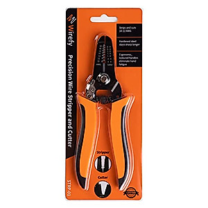 Wirefy Wire Stripper and Cutter - Wire Stripping Tool for Solid and Stranded Wires 22-10 AWG