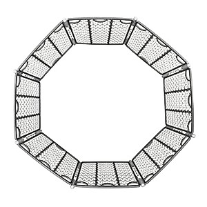 Evenflo Versatile Adjustable and Portable Play Yard with Lawn Stakes for Outdoor Use, Non-Scratch Floor Pads for Indoor Use, and Foldable Design with Molded Handle for Easy Transportation, Cool Gray