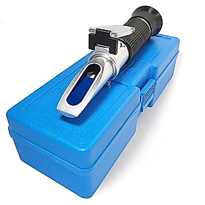 Salinity Refractometer 0~28% Scale Range, Measuring Sodium Chloride Content in Brine, Seawater and Industry. Salinometer for Food with Automatic Temperature Compensation (ATC)