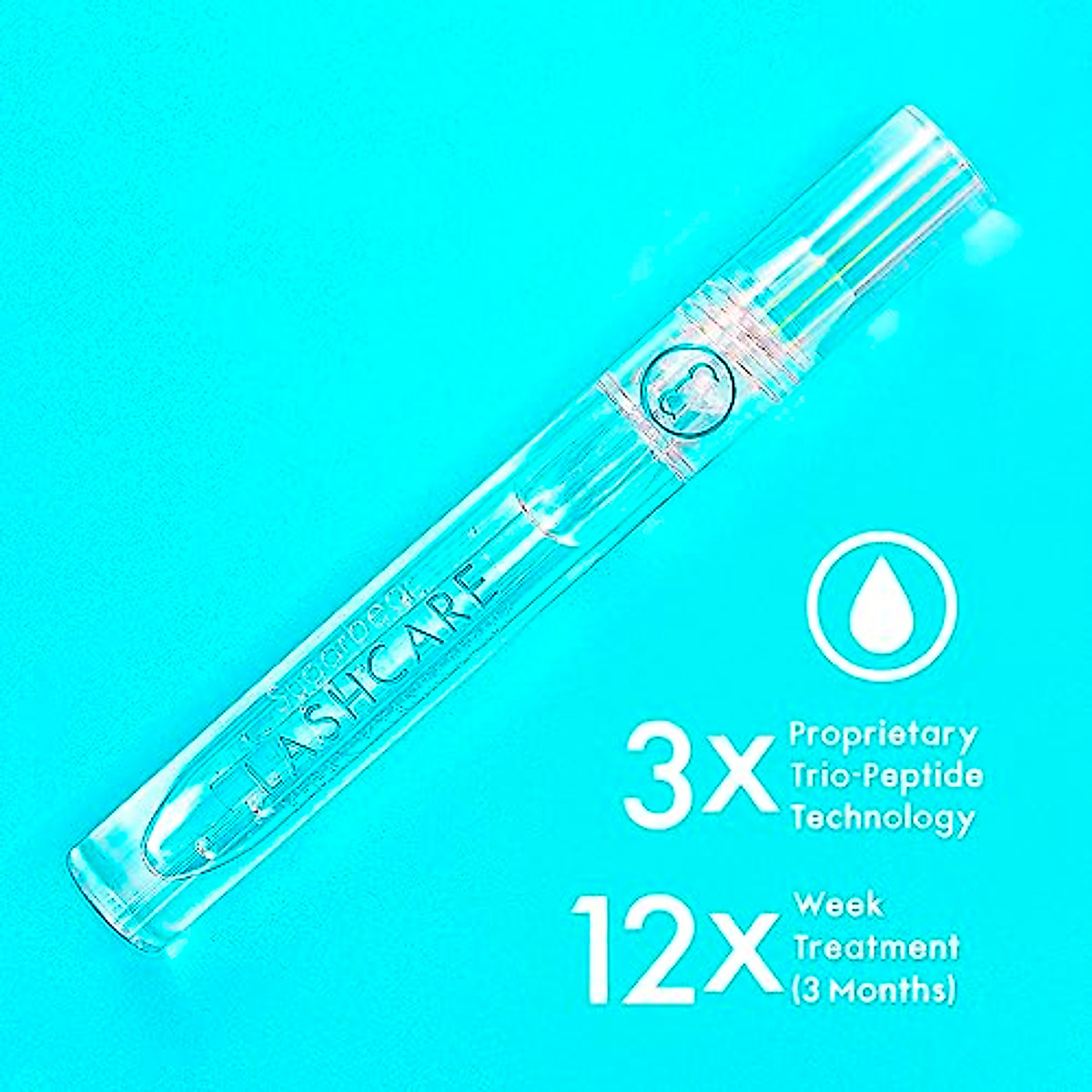 SUGARBEAR® LashCare, Lash Enhancing Serum, Promotes Appearance of Longer, Thicker Eyelashes, Cruelty Free & Vegan (3 Month Supply)