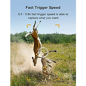 VOOPEAK 2 Pack Trail Camera - Game Camera 36MP 2K Motion Activated Trail Cam Scouting Hunting Cam Wildlife with 2.0 LCD Screen 120° Wide Angle Lens Night Vision Waterproof IP66