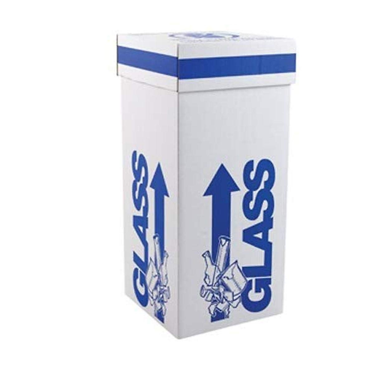 Dynalon 797005 Floor Model Laboratory Glass Disposal Box, 12" Length x 12" Width x 27" Height (Case of 6)