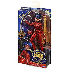 Miraculous Bandai Ladybug & Cat Noir The Movie Ladybug Fashion Doll | 26cm Marinette Ladybug Doll with Yoyo Accessory Dolls from The Movie Make Great Toys for Girls and Boys