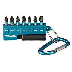 Makita E-11994 8 Piece Impact Black Screw Bit Set