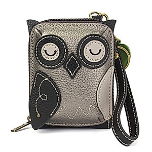 Chala Cute-C - Credit Card Holder/Wallet Wristlet - Owl
