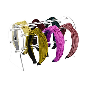 TOOPILAT Headband Holder,Hairband Display Stand, Clear Jewelry Organizer for Girl Women Gifts, The Perfect Headband Display Organizer