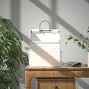 SESIIduo 2 Pack Wall Hanging Storage Bags with Sticky Hooks, Closet Hanging Organizer, Crease Resistant Oxford Fabric, Storage Bags for Bathroom Dorm Room