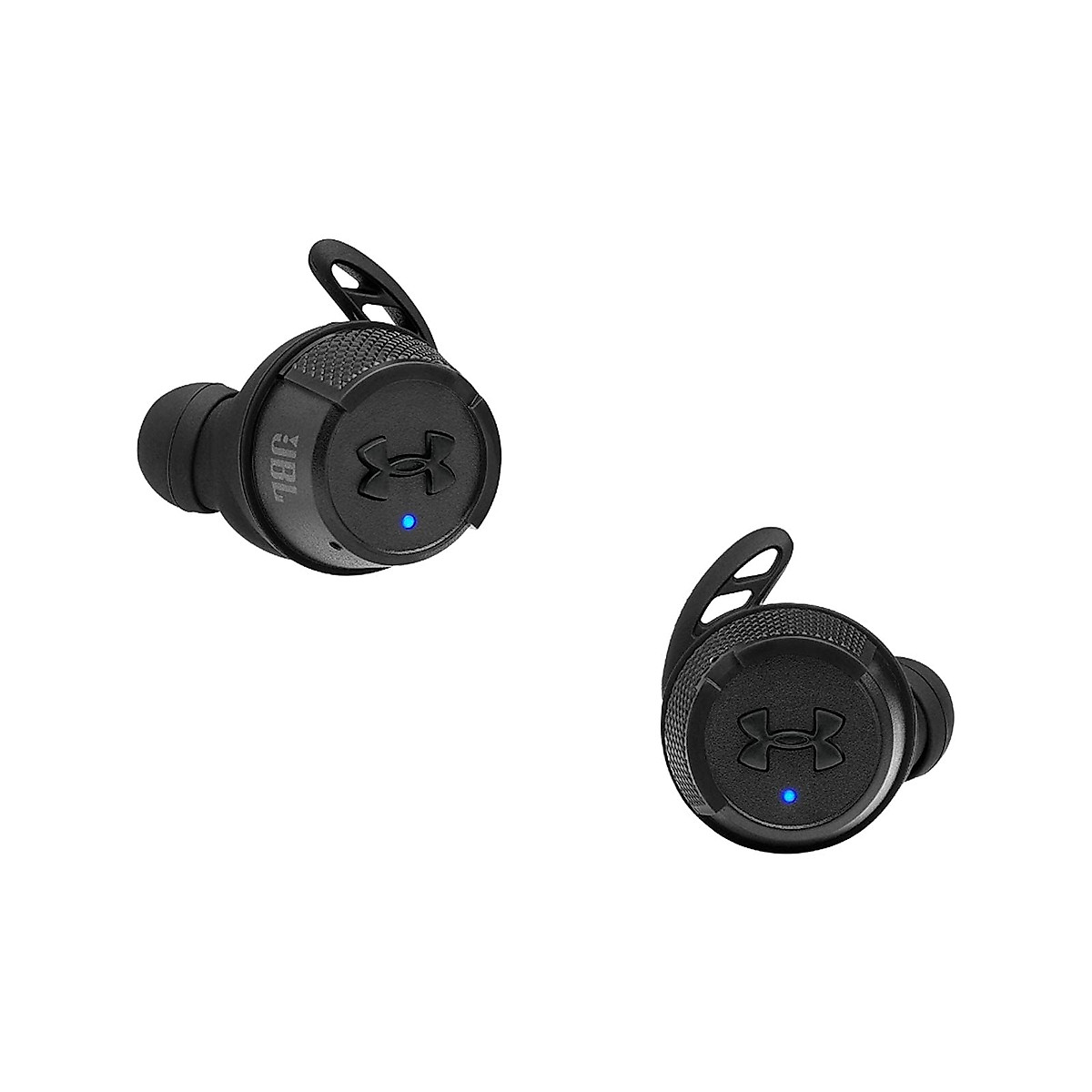 Under Armour True Wireless Flash X– Engineered by JBL® - True Wireless bluetooth earbuds, waterproof headphones, microphone, Bionic hearing, up to 25 hours battery (Black)