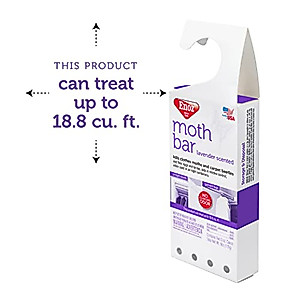 Enoz Lavender Scented Moth Bar, Kills Clothes Moths, Carpet Beetles, Eggs and Larvae, 6 oz Bar (Pack of 3)