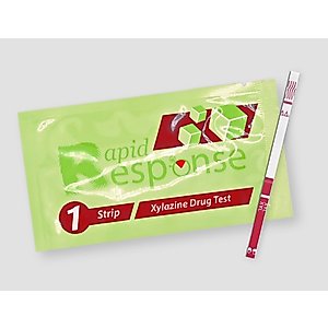 Rapid Response Xylazine Test Strips 20 Count, Green
