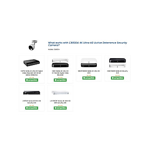 Lorex D4K2AD-82-C883 4K 8-Channel 2TB Wired DVR System with 2X Active Deterrence Bullet Cameras