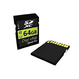 Digi-Chip – 64 GB 64 GB Class 10 SD SDXC MEMORY CARD FOR Nikon Coolpix S9700, P340, P600, P530, S32, S2900, S3700, S6900, S7000, S9900, P610, S33 & COOLPIX P900