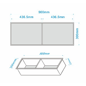 Sunrosa 12 X 36 Inch Shower Niche, Black Wall Niche Stainless Steel Wall Niche NO Tile Needed Recessed Niche Shower for Bathroom Storage, 1 Dividers