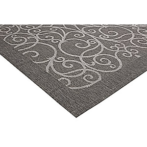 Balta Rugs Miller Scroll Flatweave Indoor/Outdoor Area Rug