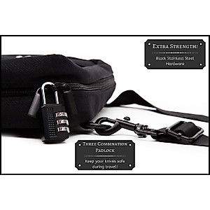 ExecuChef Knife Bag with 29 Pockets for Knives and Kitchen Utensils | Business Card Holder and Lock | Water Resistant and Durable Ballistic Nylon Backpack for Professional Chefs and Culinary Students