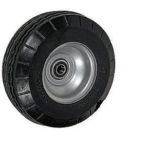 CasterHQ 8" X 2-1/4" - 2-1/4" HUB Length - Offset HUB - Flat-Free (Poly-Foam TIRE) - 250 LB Cap - 5/8" bore Size - Commercial/Industrial Application Equipment