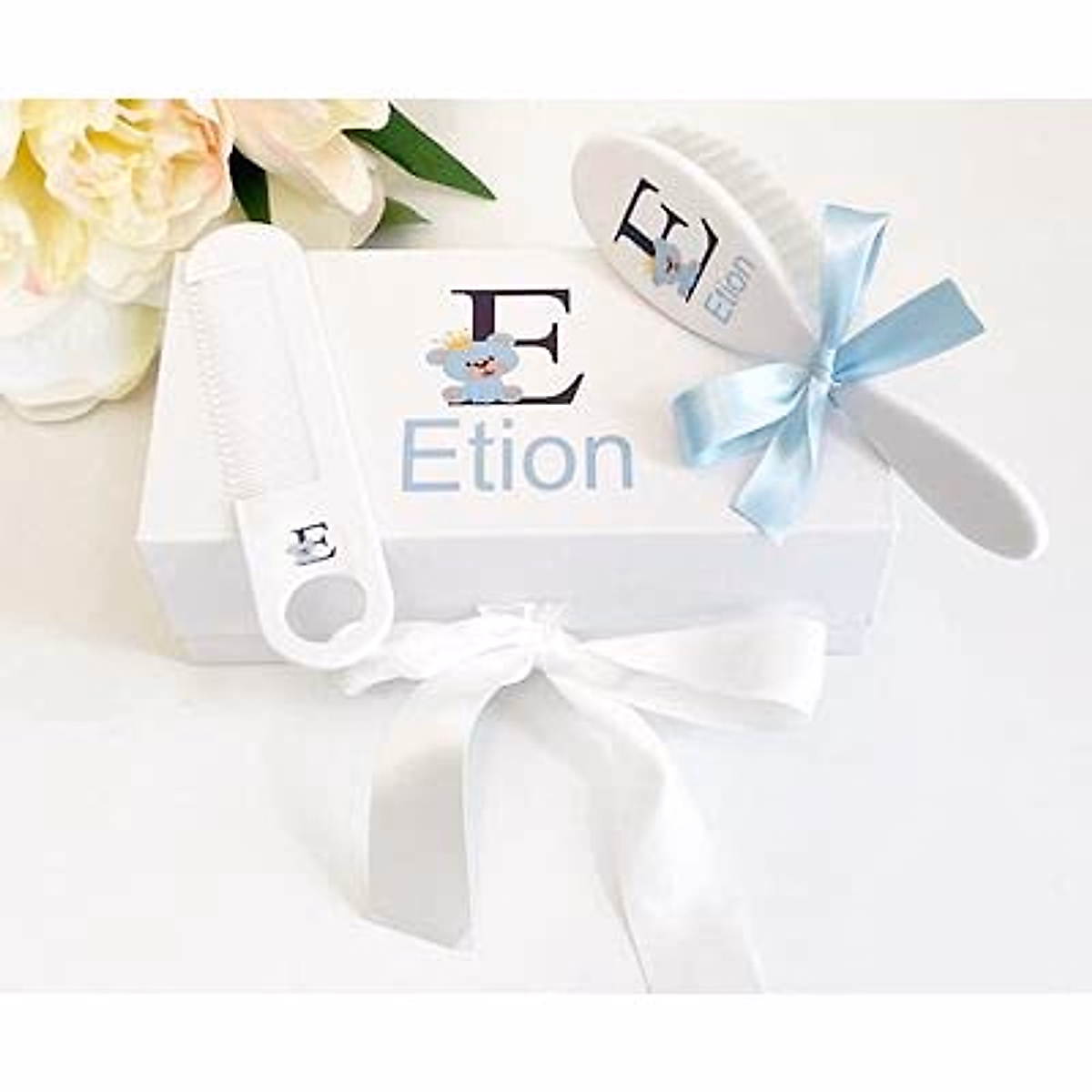 Personalized Baby Gift - Baby Brush and Comb Set, Suitable for Ages 0-3 Years, New Baby Gift, Baby Boy Gift