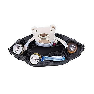 Lassig Women's Casual Buggy Baby Organizer Cork Star, Dark Grey, Organizer