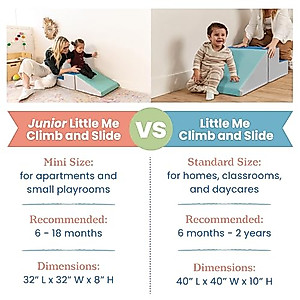 ECR4Kids Softzone Little Me Climb and Slide, Toddler Playset, Contemporary, 2-Piece