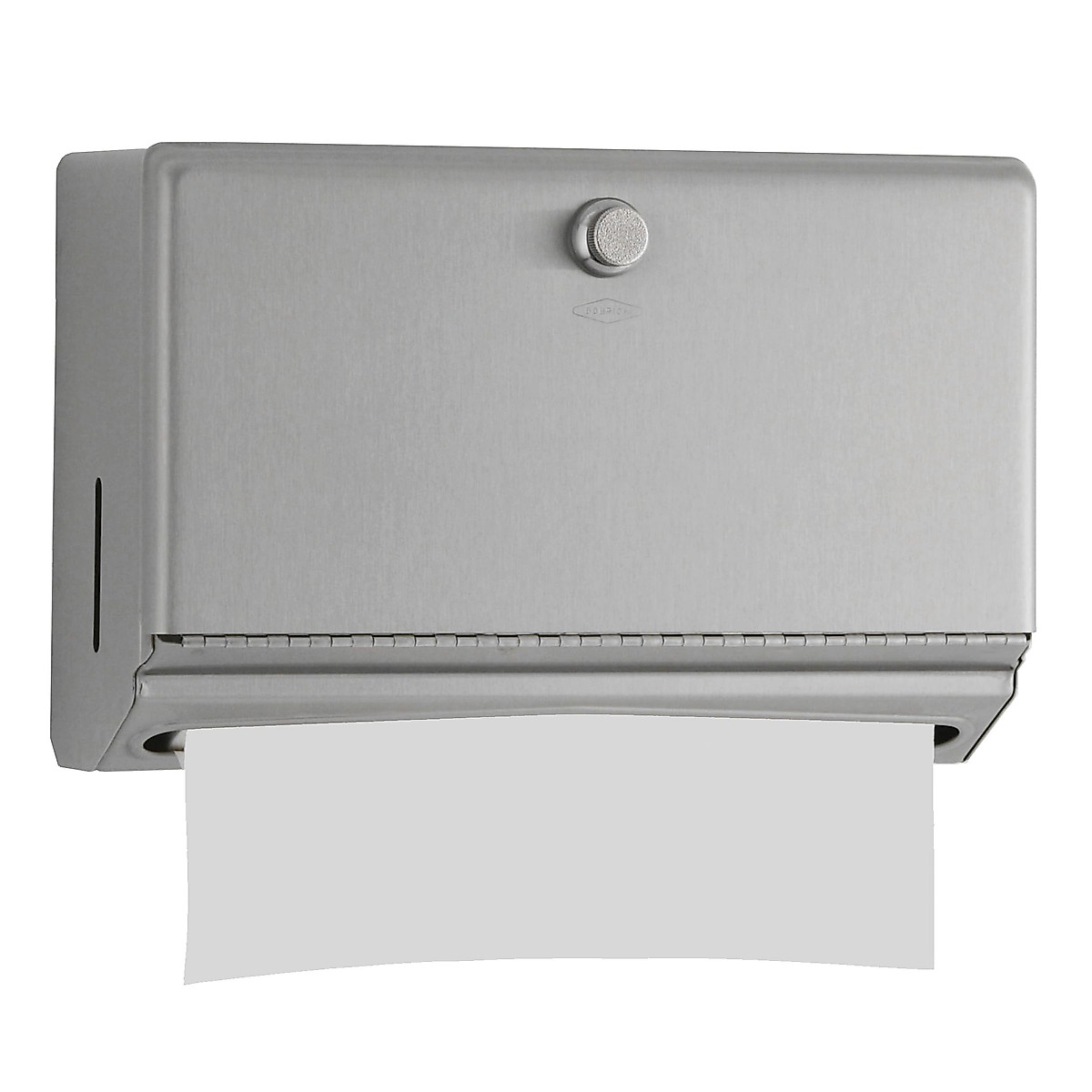 Bobrick Surface-Mounted Paper Towel Dispenser, 10.75 X 4 X 7.13, Stainless Steel