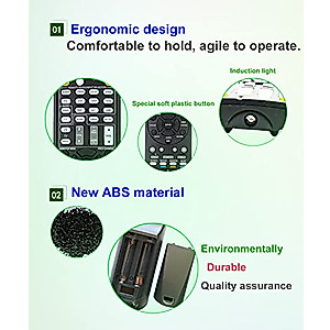 JISOWA Replacement for Onkyo Receiver Remote Control Universal TX-NR626 TX-NR636 RC-866M RC-764M TX-NR515 RC-879M RC-880M TX-SR506 RC-709M TX-SR606 RC-710M TX-SR607 RC-737M TX-NR525 TX-NR535 HT-R391