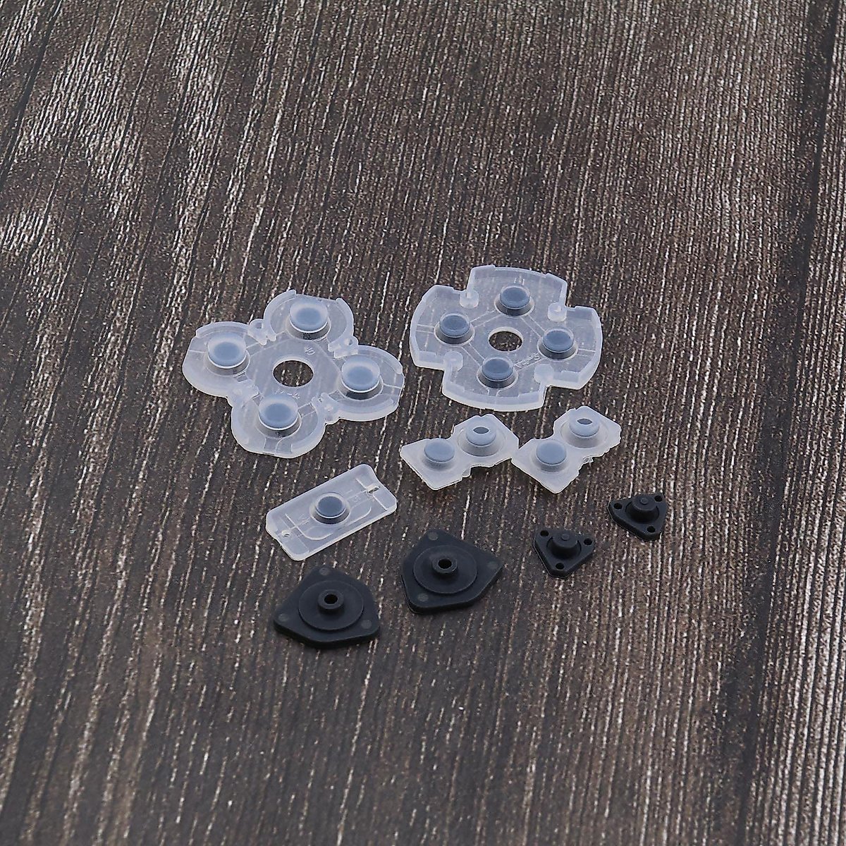 Micro Traders 3 Sets Conductive Silicon Button Pads Controller Button Replacement Repair Part Compatible with Sony Playstation 4 PS4 Controller