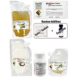 S.T.E.M. Soap Making Kit Refill - Refill Soap Making Kit for Science Technology Engineering Mathematics Students - Includes pre-Measured Ingredients to Make a loaf of soap