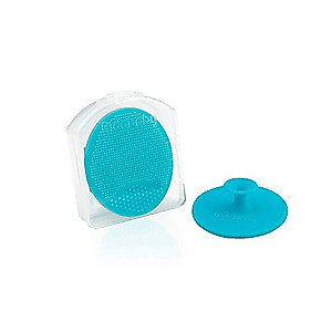 Frida Baby DermaFrida The SkinSoother Baby Bath Silicone Brush| Baby Essential for Dry Skin, Cradle Cap and Eczema (2 Pack)