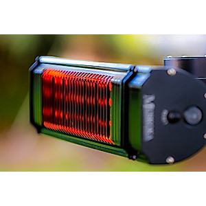 Electric 1500 watt Wall mounted Infrared heater with full up and down and side to side motorized rotate. Remote controlled Wall Mount Heater Indoor/Outdoor, Commercial/Residential